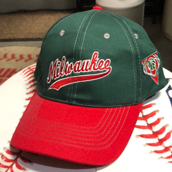 NBA | Accessories | Milwaukee Bucks Nba Mens 2tone Strapback Hat Cap ...